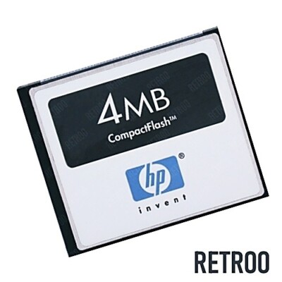 HP Invent CompactFlash 4MB CF Type-I Memory Card for Digital Cameras ...