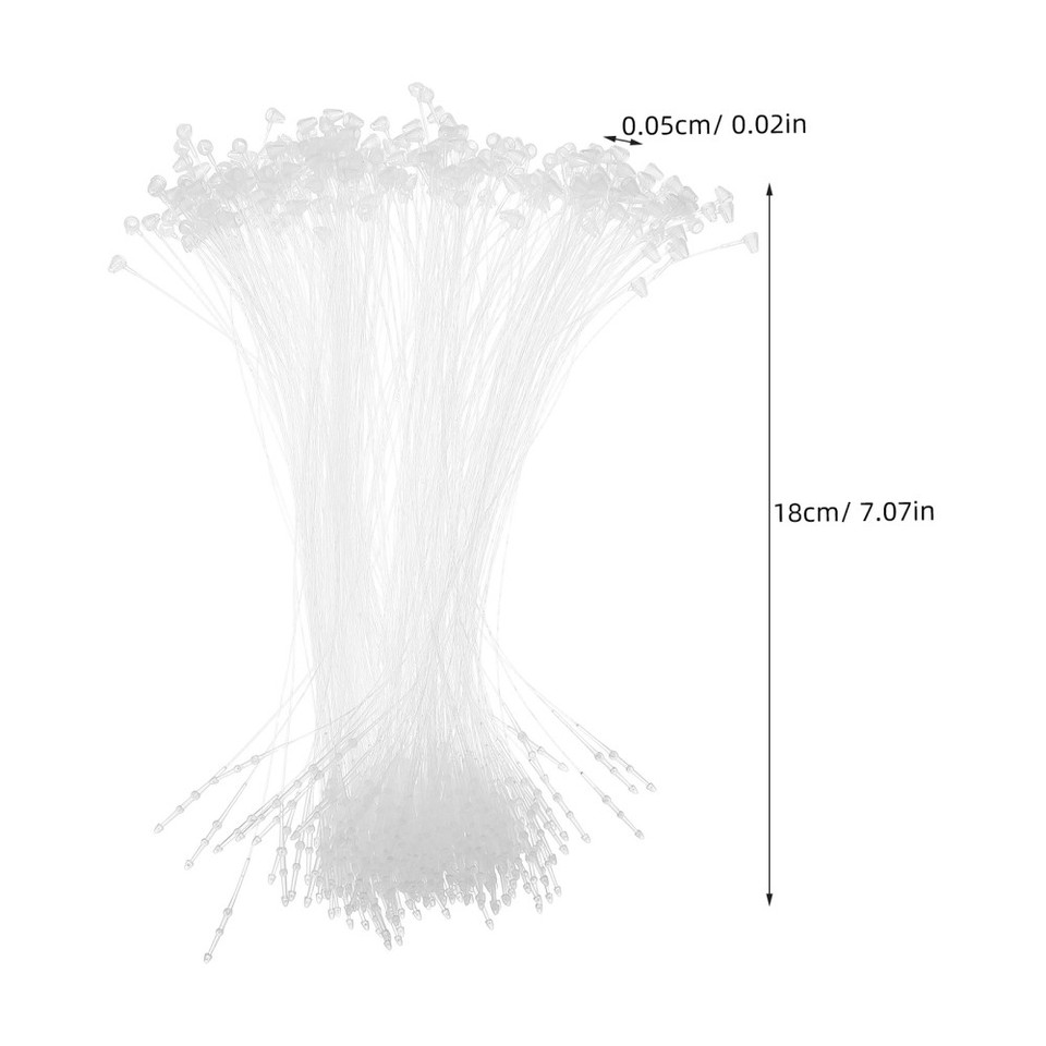 3000 Pcs Transparent Plastic Fasteners Hang Tags Security Price Tag ...