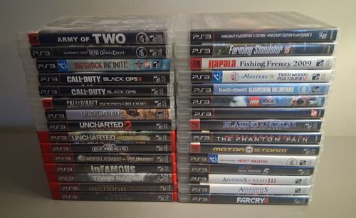 PS3 Games Lot Bundle (Sony PlayStation 3) 30 Games CIB W/ Manuals ...
