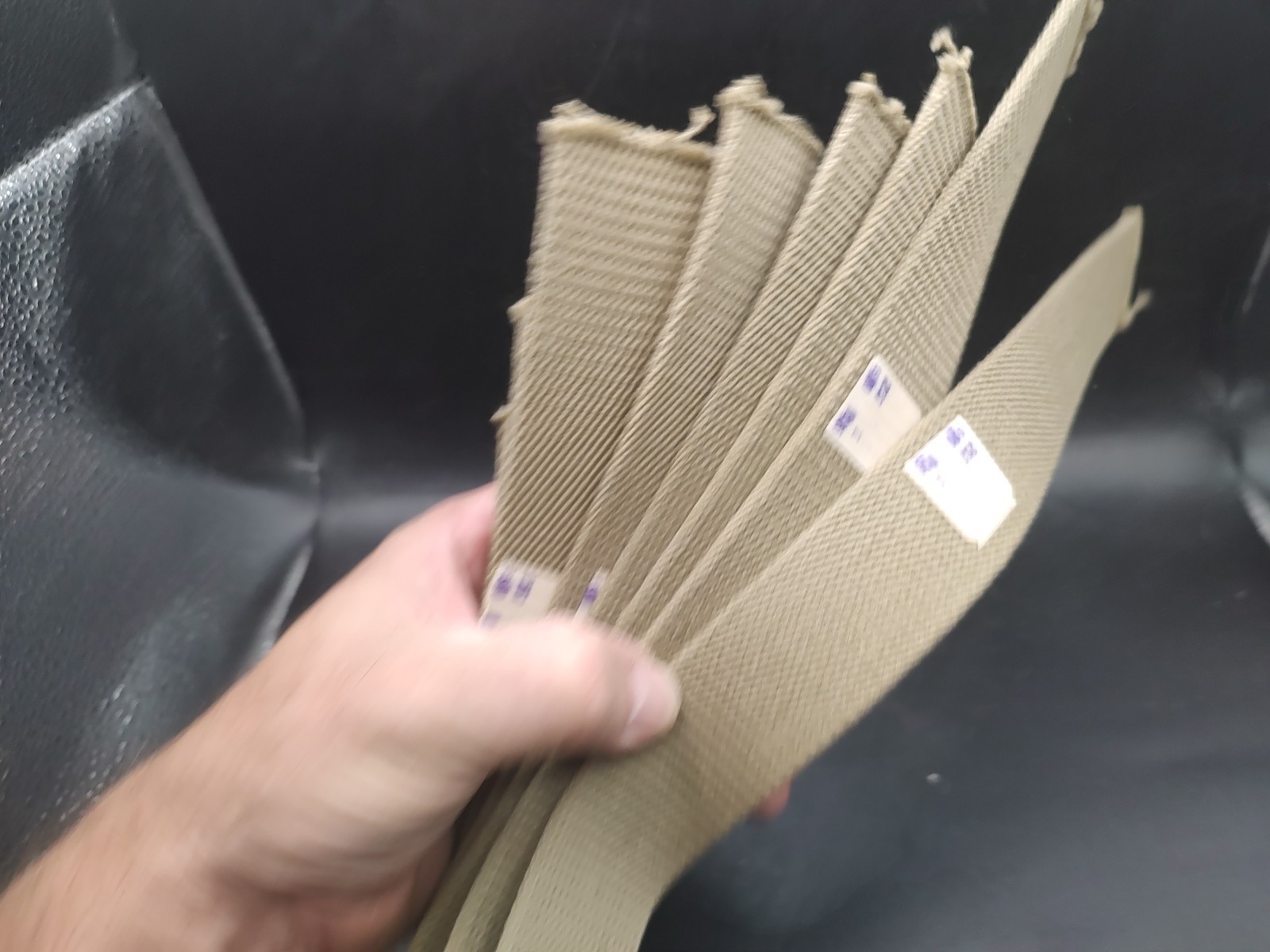 Lot Of 10 Canvas Web Belt Military Surplus Brass Tip Marked 36 Belt 35 ...