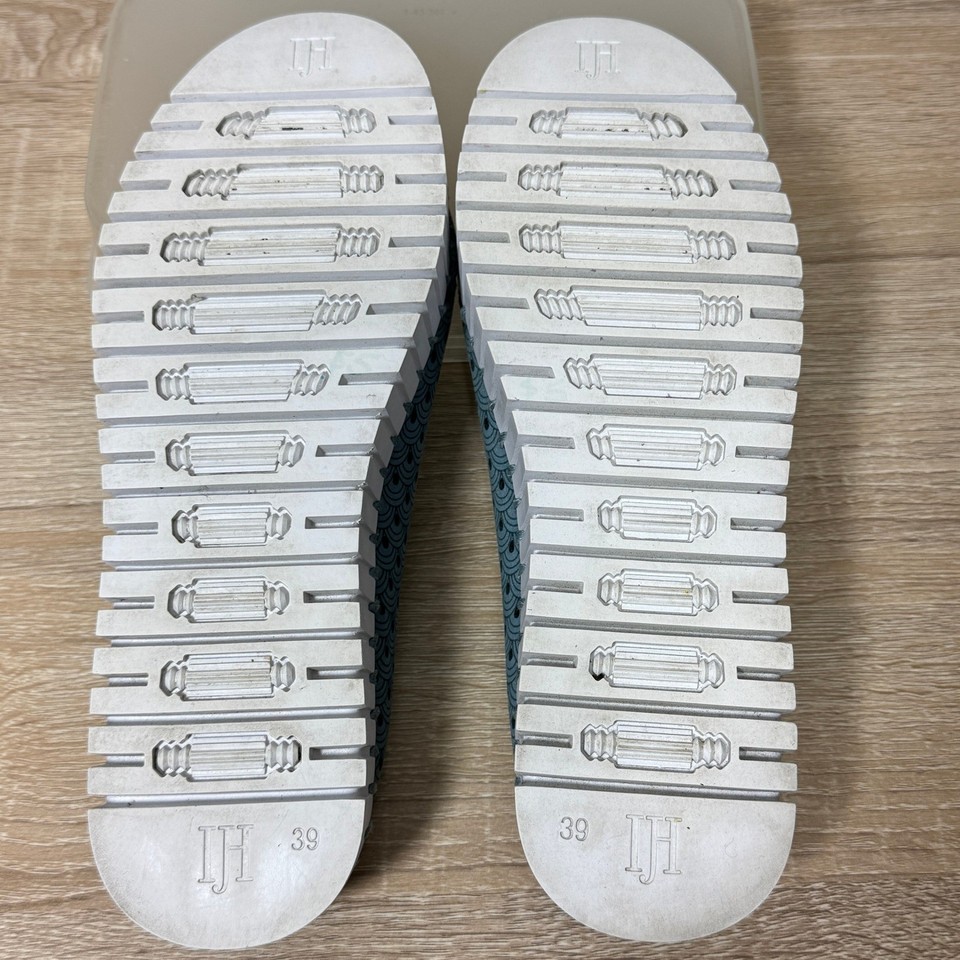 Ilse Jacobsen Tulip 139 Platform Shoes 39 Light Regatta Blue Laser Cut ...