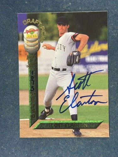 1995 Signature Rookies Scott Elarton Autograph Astros /7750! | eBay