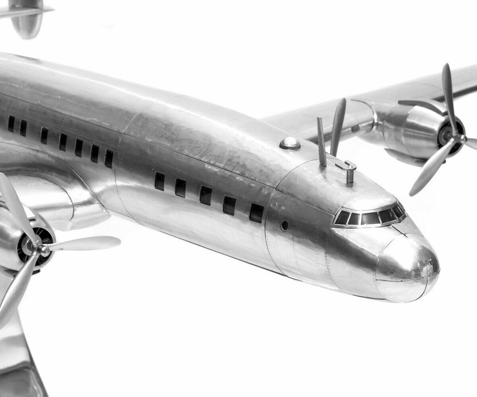 Authentic AP458 Lockheed L-1049 Constellation 27" Metal Desk Model AV ...