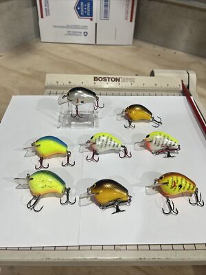 LOT OF 8 UNUSED Bagley Original Balsa B1 Fishing Lures | eBay