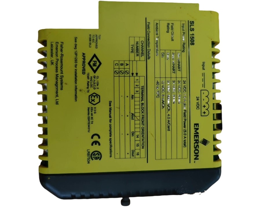 SLS 1508 Emerson DeltaV SIS™ Logic Solver | eBay