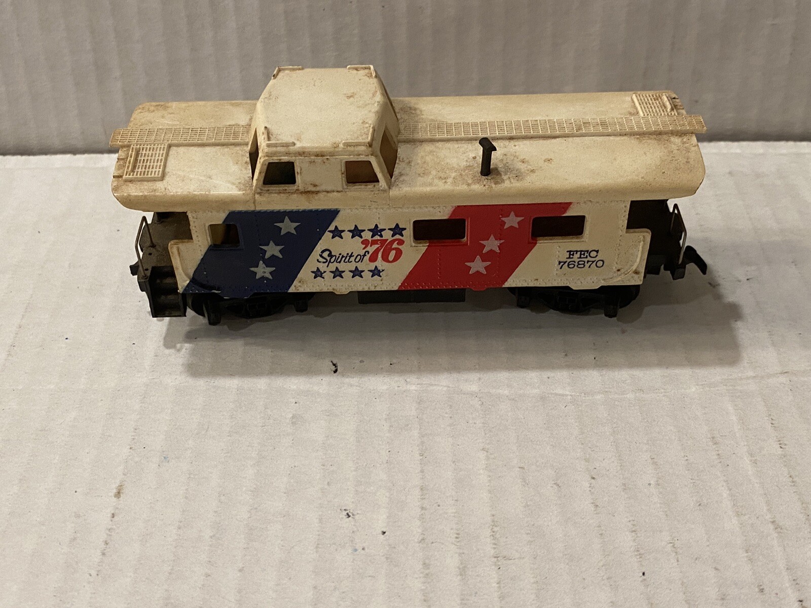 HO SCALE TRAIN TYCO SPIRIT OF '76 FEC 76870 CABOOSE | eBay