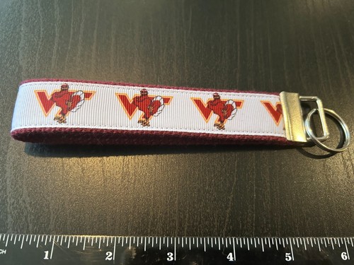 Virginia Tech, Key Fobs, Key Chains, Wristlet, College, Wrist Lanyard ...