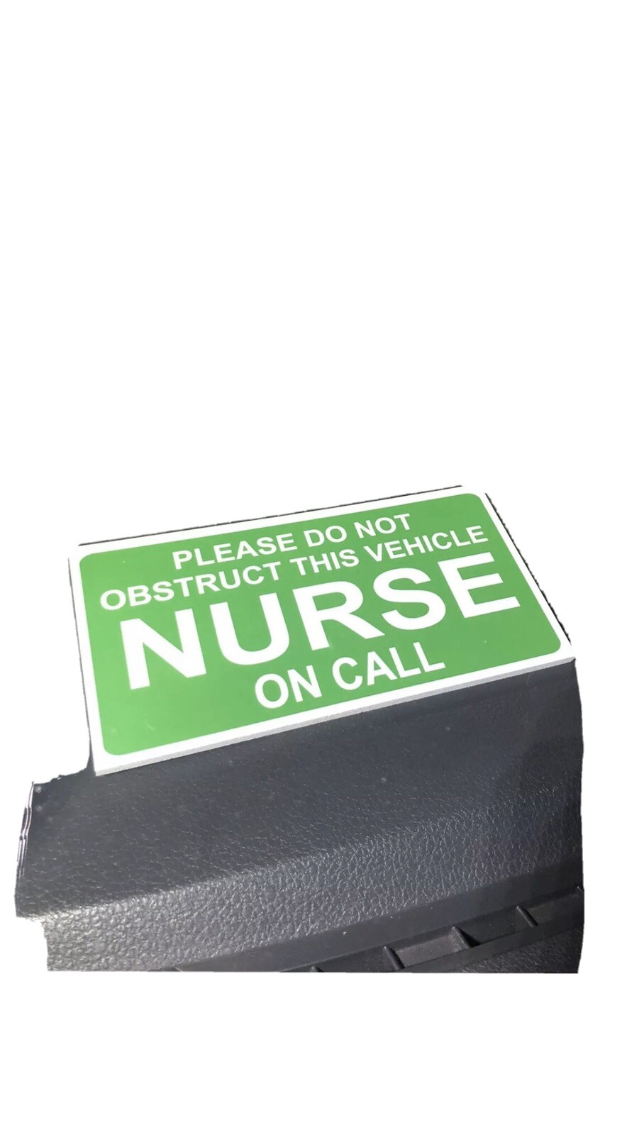 NURSE Dashboard Car Sign DashCard Medic First Responder Healthcare ...