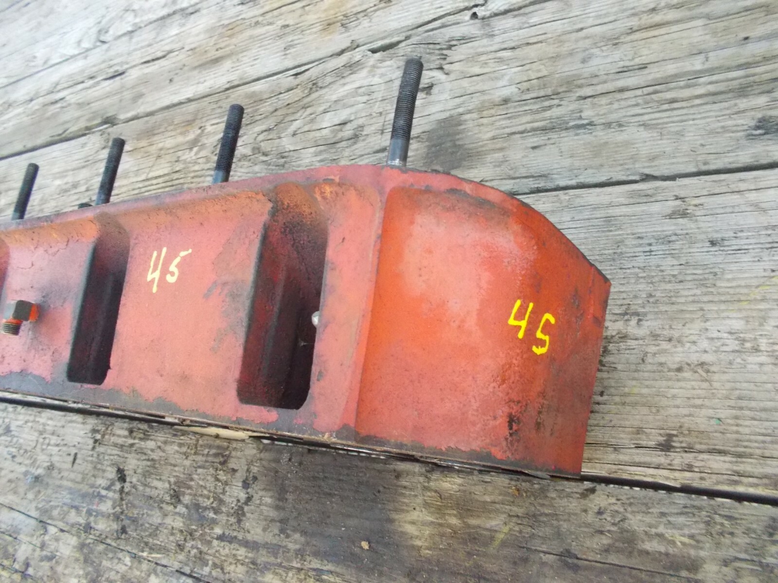 Allis Chalmers WD45 WD 45 AC tractor engine motor cylinder head w ...