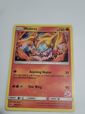 Moltres 38/214- Battle Academy Charizard Stamped Charizard Deck TCG ...