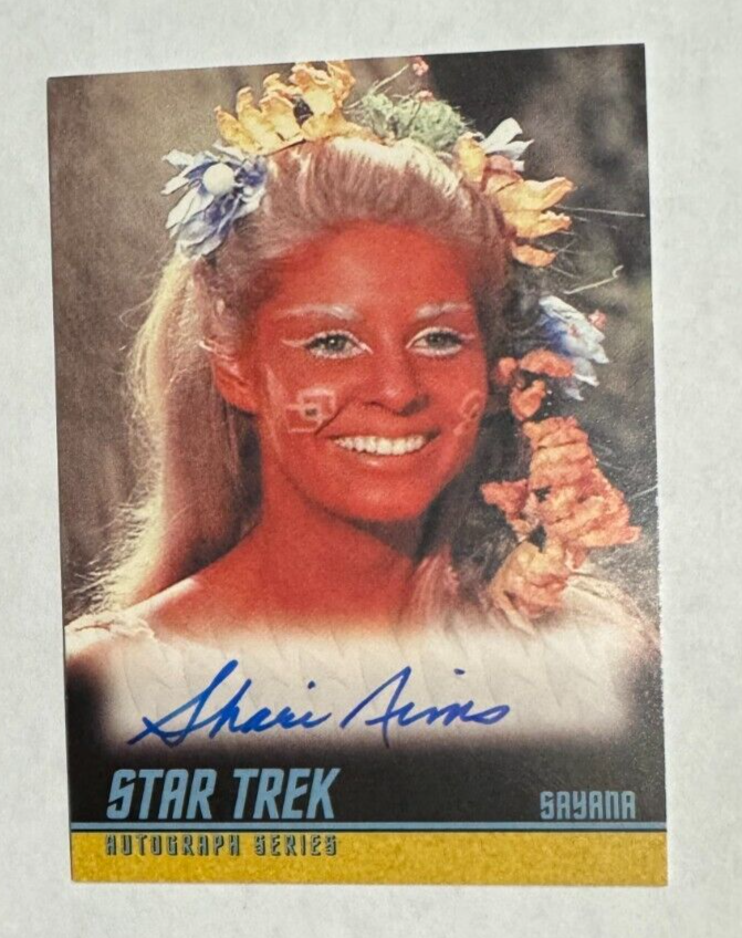 Star Trek The Original Series Quotable A224 Shari Nims Autograph Card ...