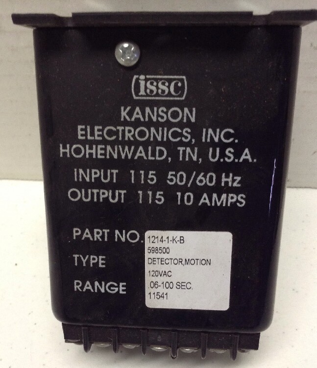 ISSC Kanson Electronics,1214-1-K-B,Motion Detector | eBay