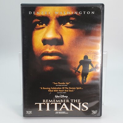 Remember the Titans DVD 2001 Full Frame Version Very Good Denzel ...