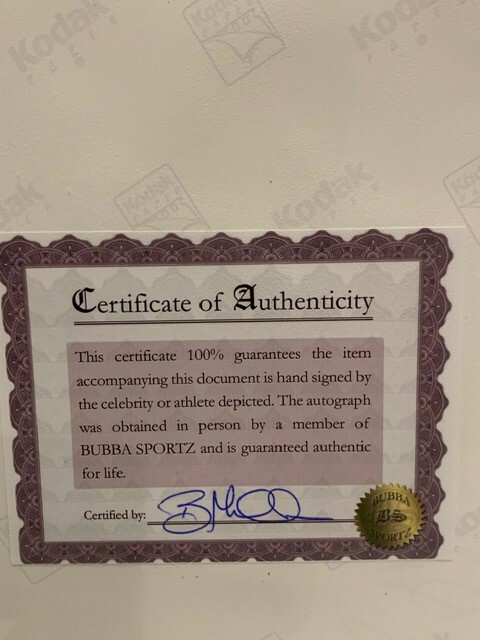 Joe Rutgens # 72 8x10 autographed photo in NFL uniform with COA | eBay