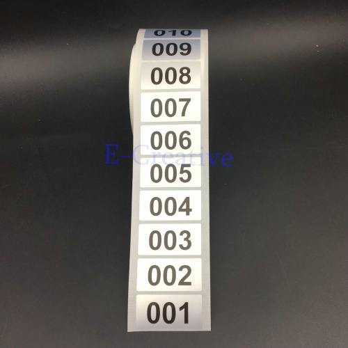 5000 Labels From 1 To 5000 Consecutive Number Stickers Waterproof ...