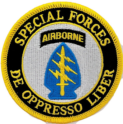 U.S. ARMY AIRBORNE SPECIAL FORCES DE OPPRESSO LIBER MILITARY VET PATCH ...
