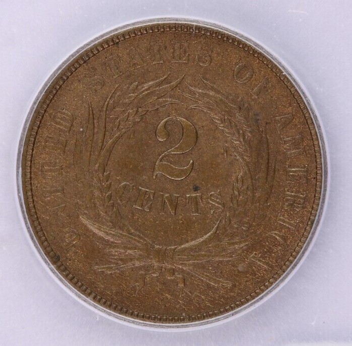 1865-P 1865 Two Cent Piece 2c ICG - MS63 RB beautiful original coin! | eBay