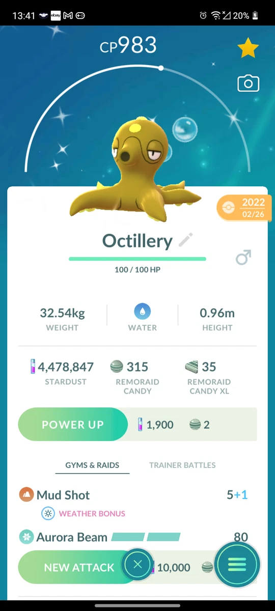 Shiny Octillery