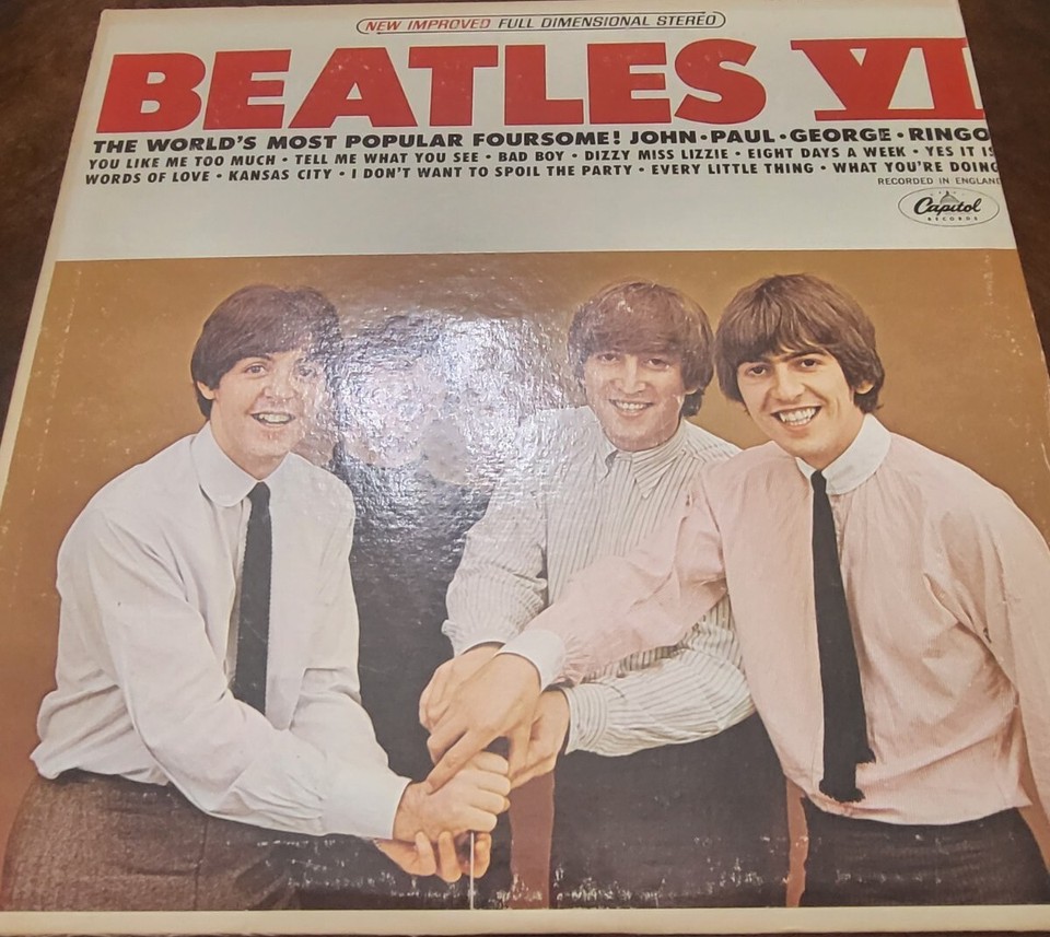 The Beatles VI 1965 Capitol Records Vinyl LP | eBay