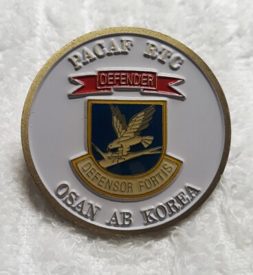 AUTHENTIC 607th TRAINING FLIGHT PACAF RTC OSAN AB KOREA RARE CHALLENGE ...