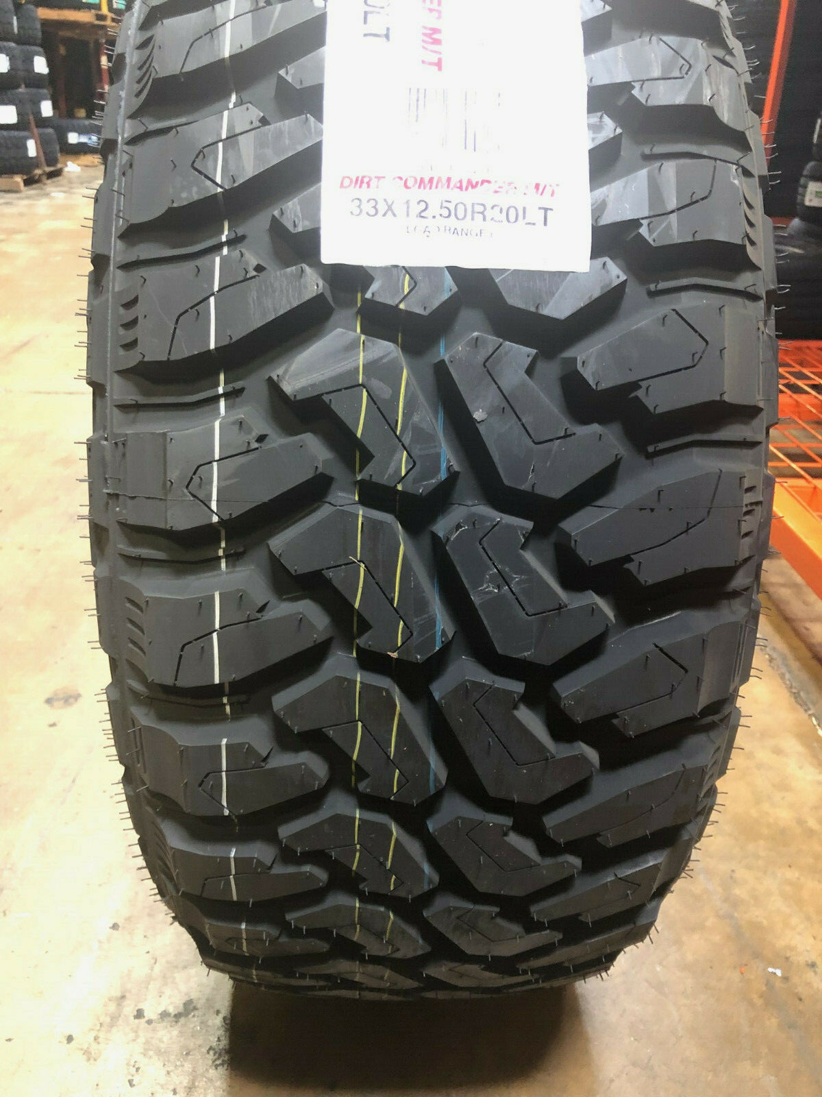 1 NEW 33x12.50R17 Centennial Dirt Commander M/T 8 PLY Mud Tires 33 12. ...
