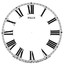 New Replacement Roman Clock Dials Faces Strong Card Paper - Sizes 50mm ...
