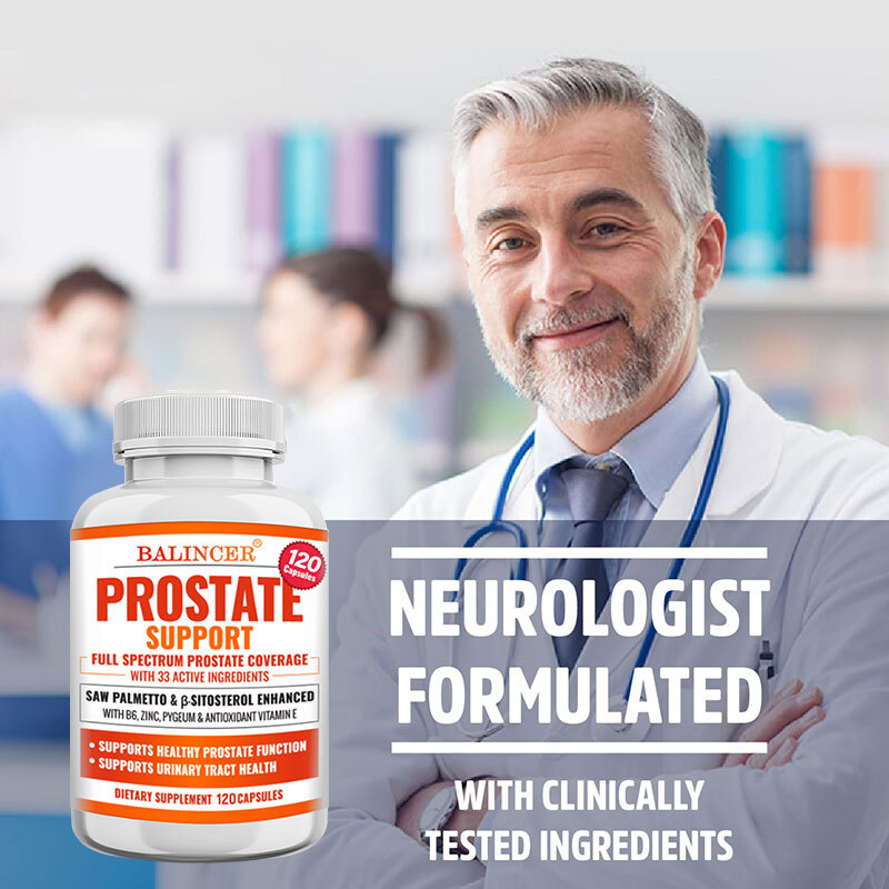 Prostate Support Capsules -Reduces Urinary Frequency & Hair Loss ...