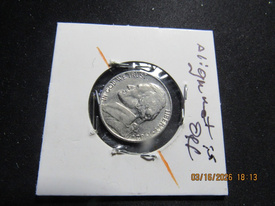 1982 p nickel offset alignment. | eBay