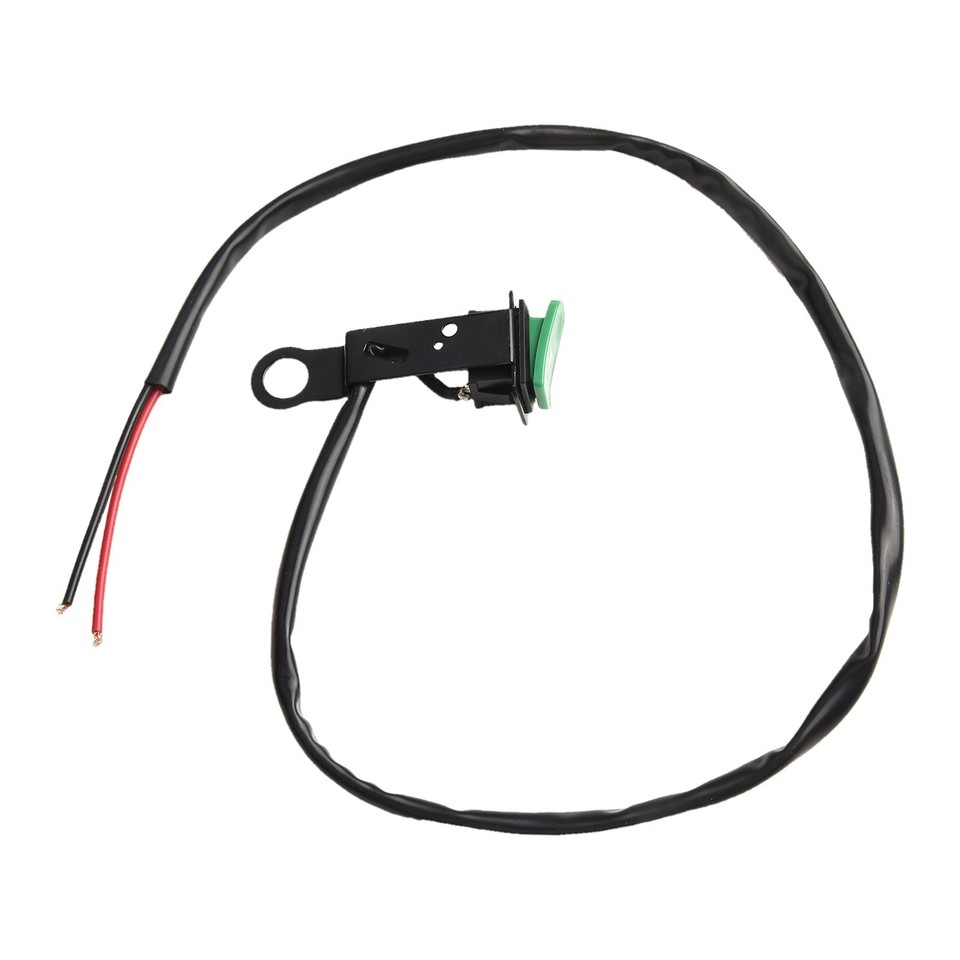 Green Reset Switch with Iron Bracket Ideal for Motorcycle E Bike and ...