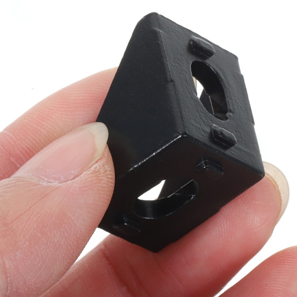 10 Pcs Aluminum Extrusion Corner Braces Angle Brackets Small Fastener ...