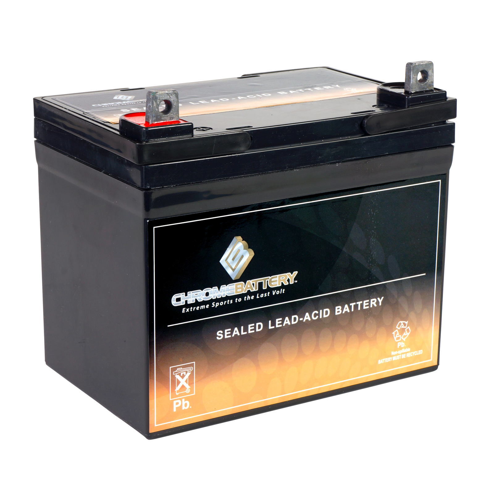 12V 35AH U1 AGM Battery for Exmark Commercial Walk Behind Lawn Mowers ...