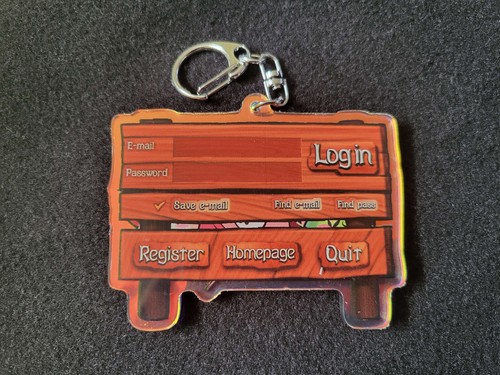 MapleStory Holographic Log in Screen Keychain Nexon + Bean Brigade ...