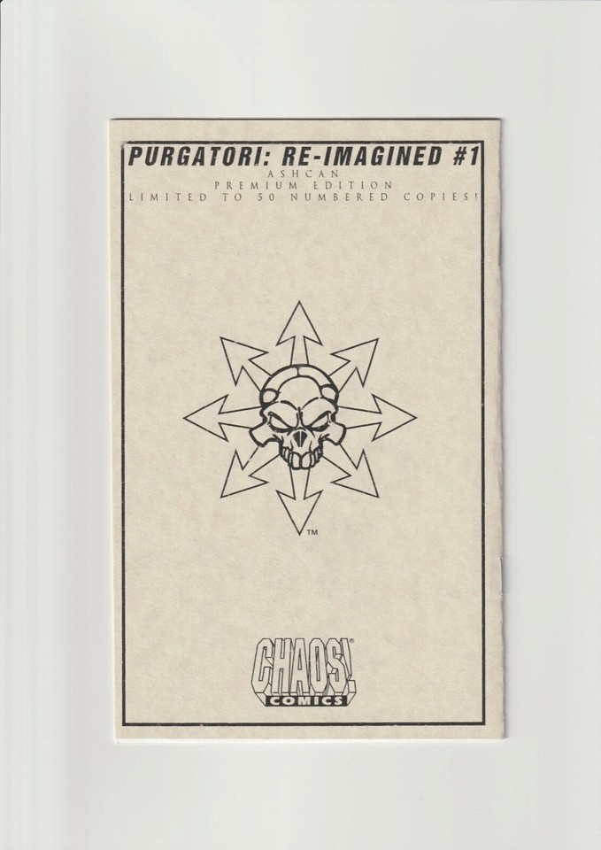 PURGATORI: RE-IMAGINED #1 NM 9.4/NM+ 9.6 ASHCAN (AL RIO COVER) 1/50 ...