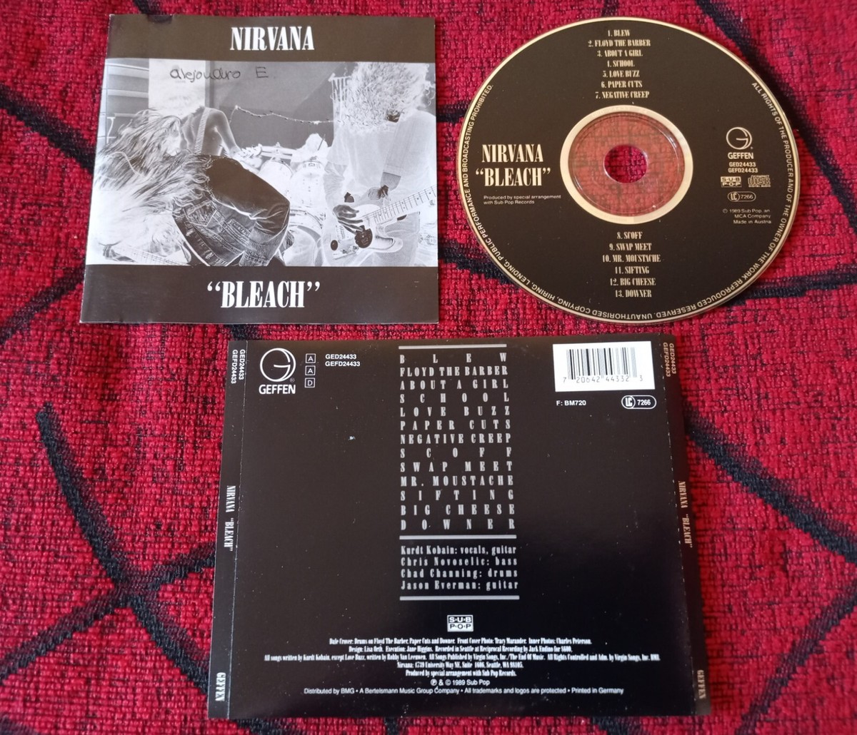 Nirvana 1989 Bleach
