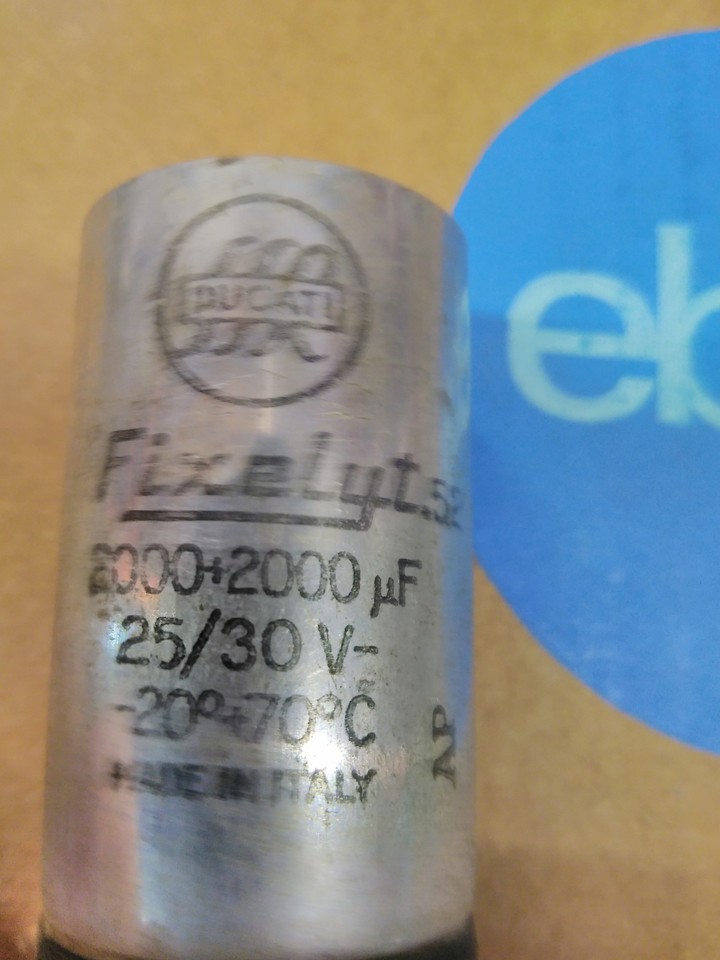 Ducati Fixelyt .52 2000uF Capacitor | eBay