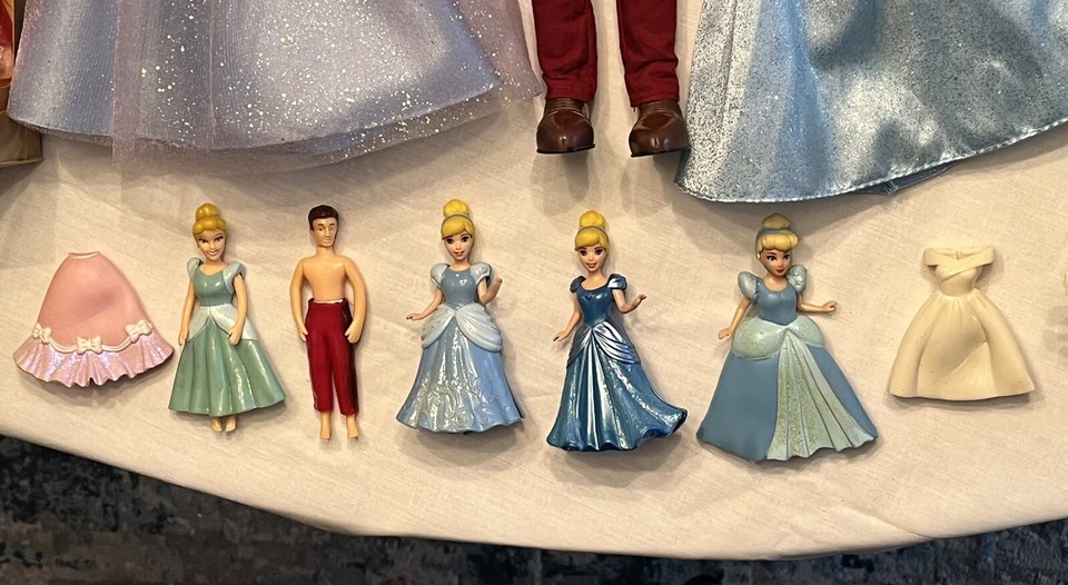 HUGE Disney Store Princess Cinderella Mattel Barbie Doll Collection Lot ...
