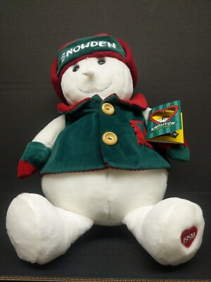 1998 Snowden and Friends Snowden The Snowman Plush Christmas Large 22 ...
