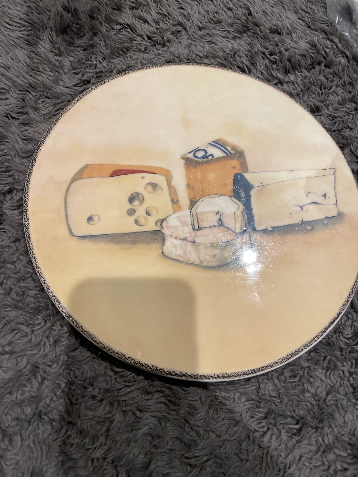 Retired Raised Cheese Platter Cheese Plate Server Williams Sonoma Italy ...