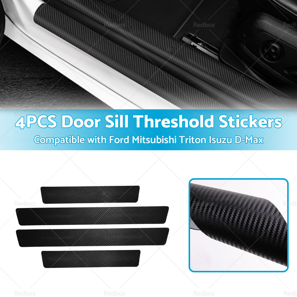 4PCS Front Rear Door Sill Threshold Sticker Suitable for Ford Ranger ...