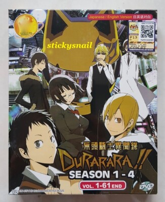 Anime DVD Durarara!! Season 1-4 COMPLETE Vol. 1-61 End ENG DUB All ...