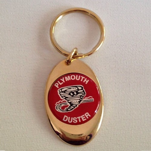 Plymouth Duster Keychain Solid Brass Personalized Free | eBay
