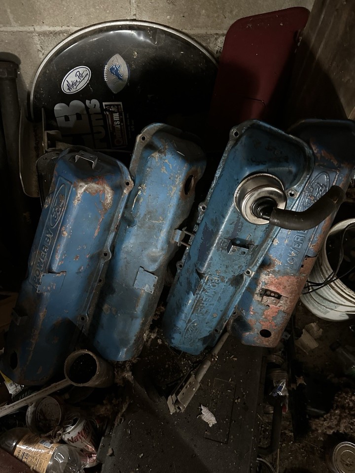 70s BBF/Ford 460 Valve Covers Oil Fill Side Only Left Hand Side OEM ...