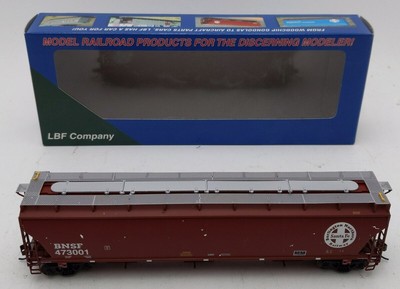 LBF Company 2101 HO Scale BNSF Gold Series Grain Car #473001 LN/Box | eBay
