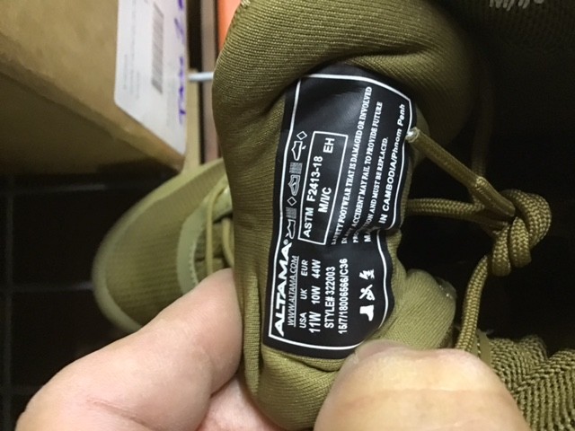 Altama 322003 Men's Raptor 8" Safety Toe Coyote Military Tactical Boots ...