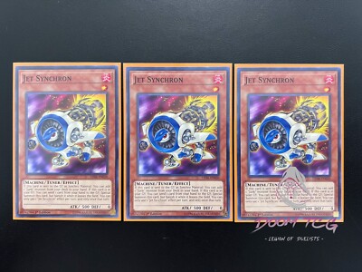 Yugioh Jet Synchron LED6-EN030 1st Ed 3x “Synchro Deck Support” | eBay