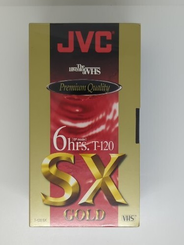 3 Pack! JVC SX Gold T-120 & High Performance VHS Tapes 6 Hour Sealed T-120SXB | eBay