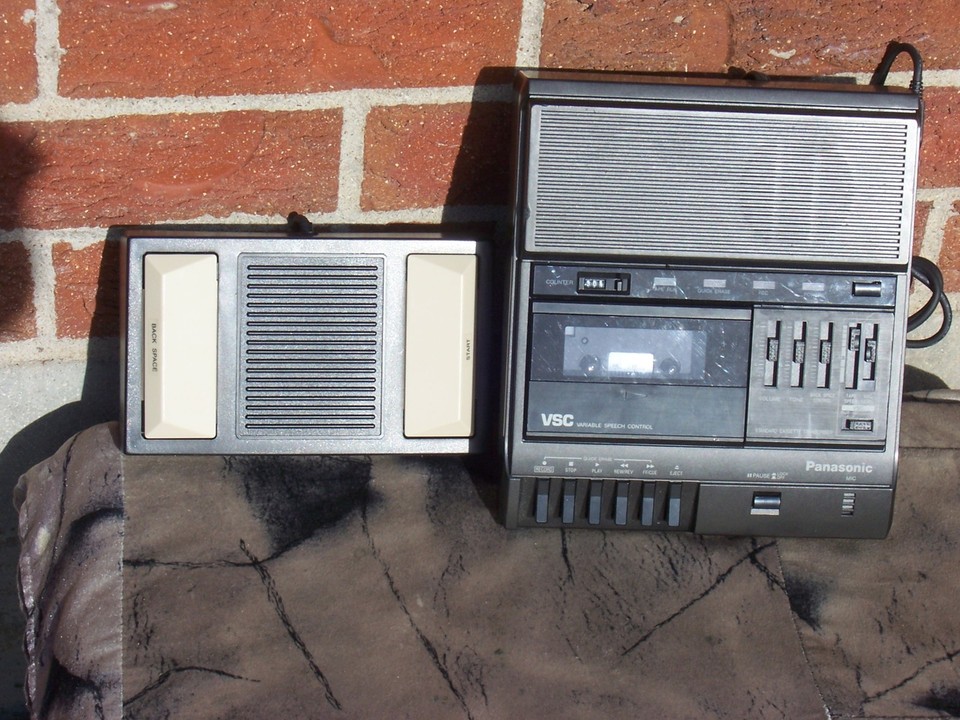 Panasonic VSC RR-830 Standard Cassette Transcriber With Foot Control | eBay