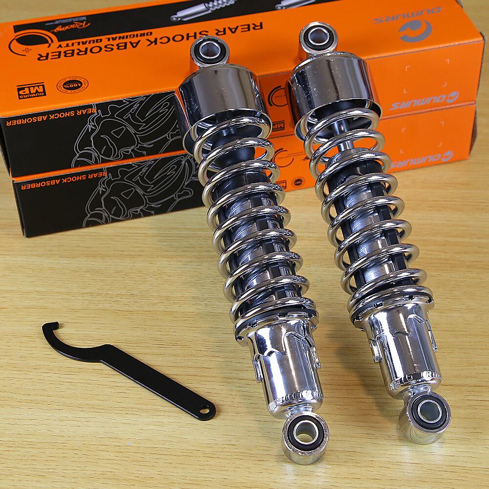 For Harley Sportster XL883 1200 72 48 FXR 11.75 Chrome Rear Shocks ...