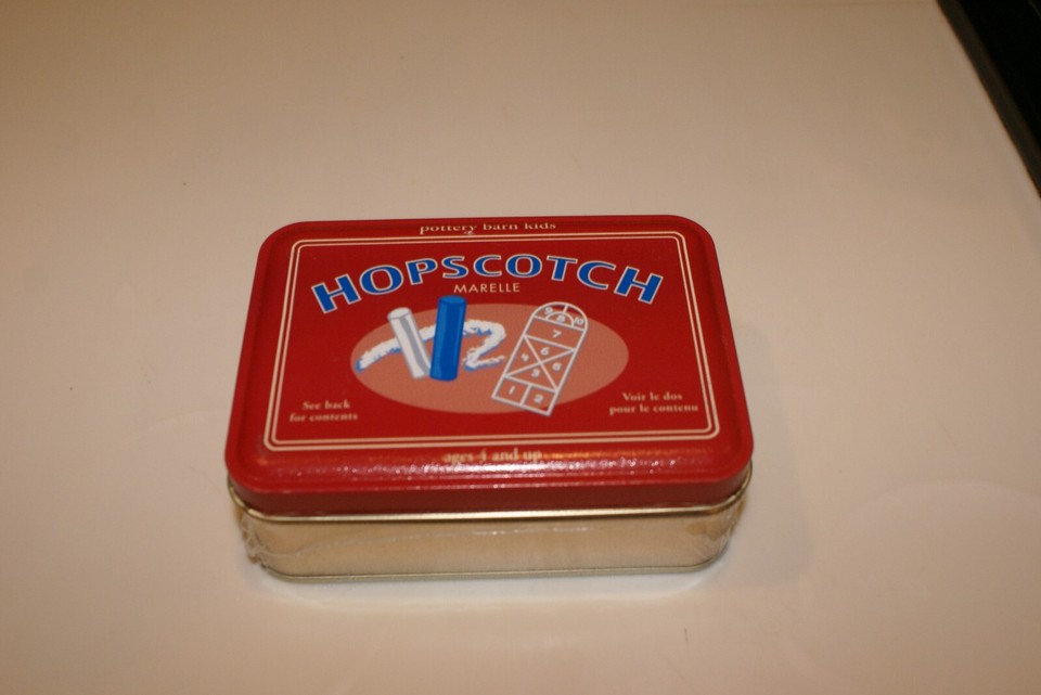 Hopscotch Tin New In Original Plastic - Rules, Chalk And Lagger SEALED ...