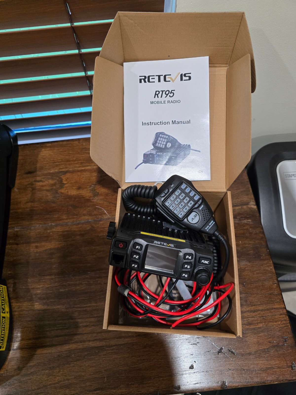 RT95 Dual Band Mobile Radio, Long Range Ham Radio with Antenna, 180 ...